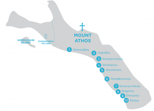 Boat Trip to the Monasteries of Mt. Athos Halkidiki Explore The Outside